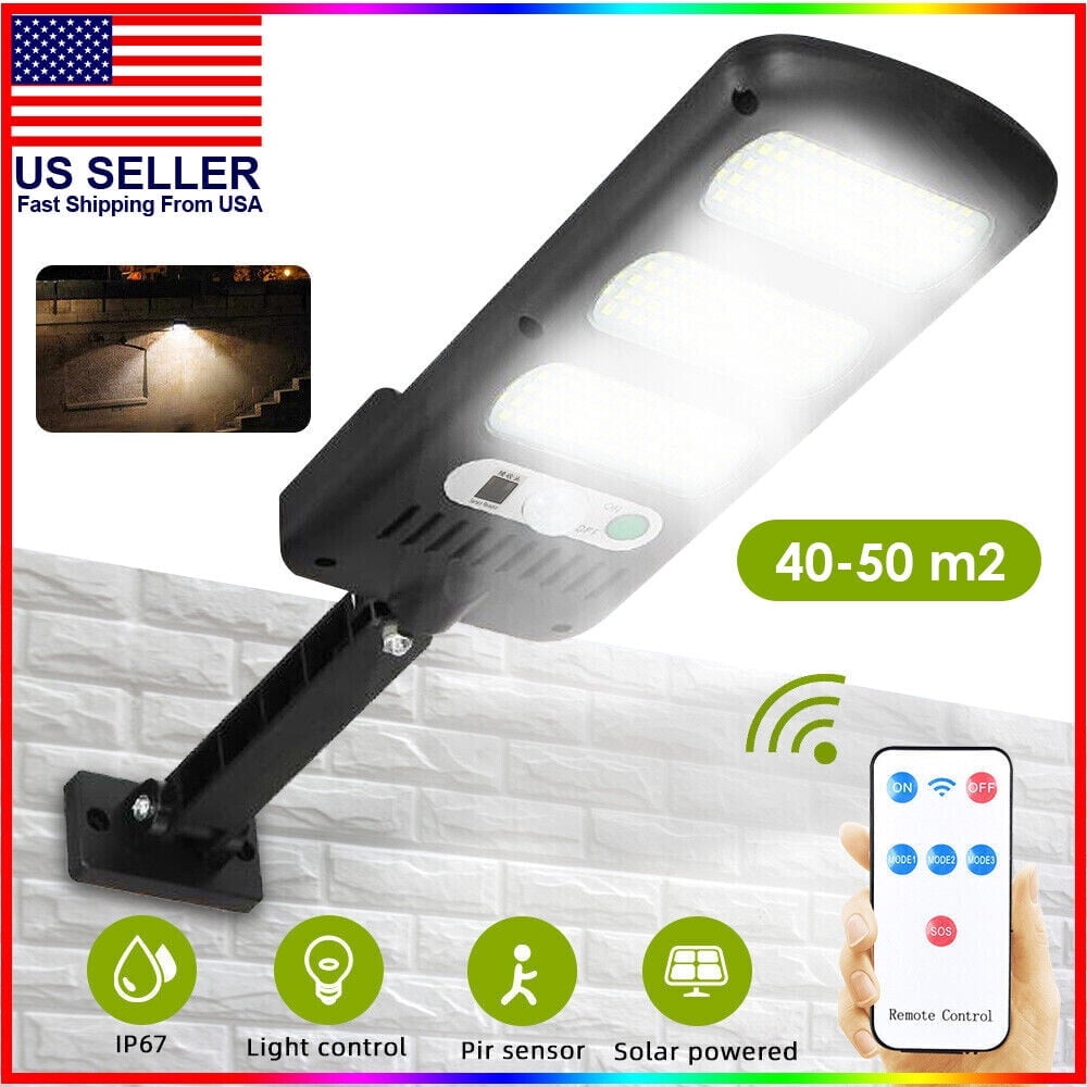 Rowyig 213 Outdoor Solar Street Light, 990000 Lumens, Dusk to Dawn ...