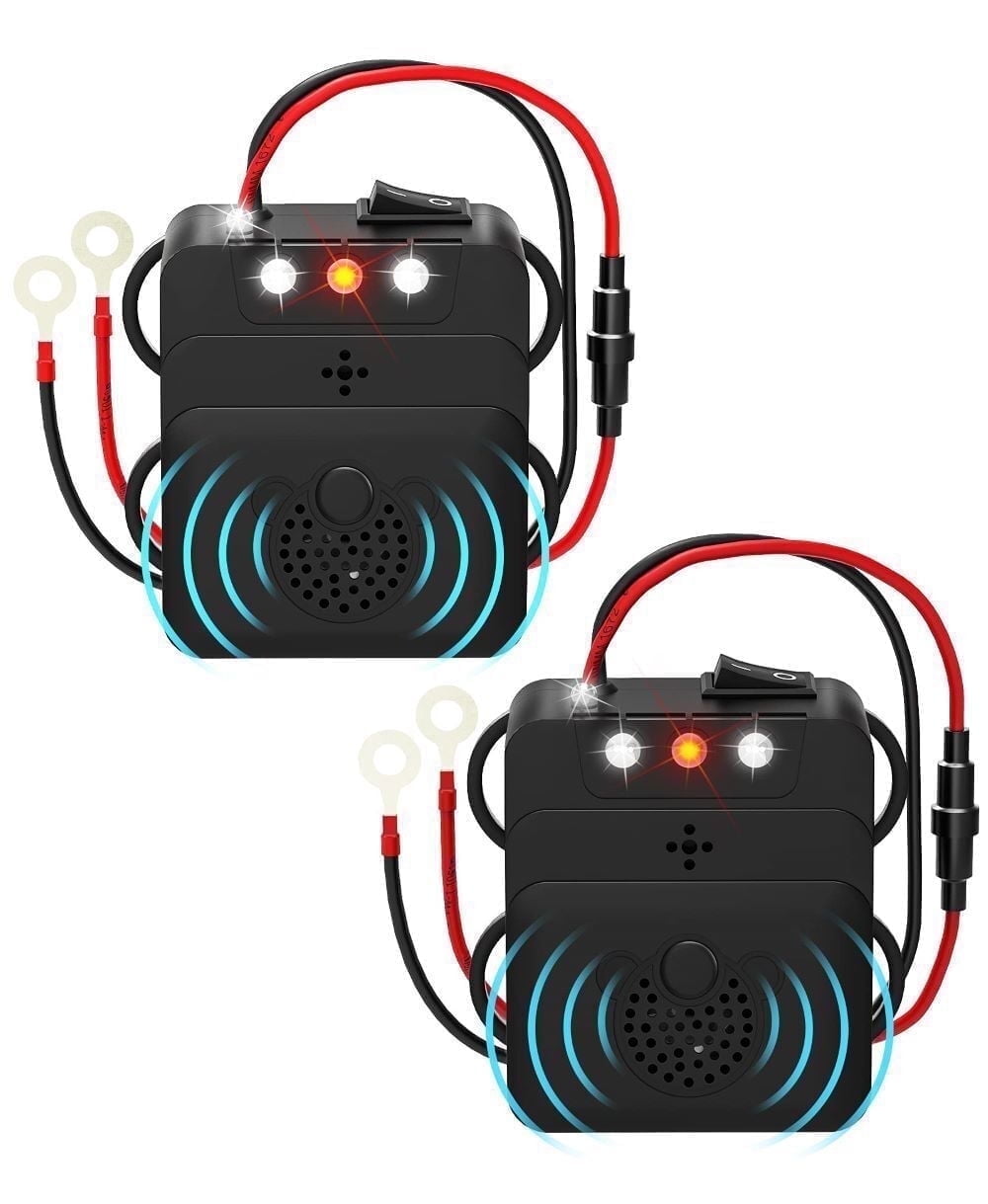 JahyElec Car Vehicle Ultrasonic Mouse Repeller Rat Rodent Pest Animal ...