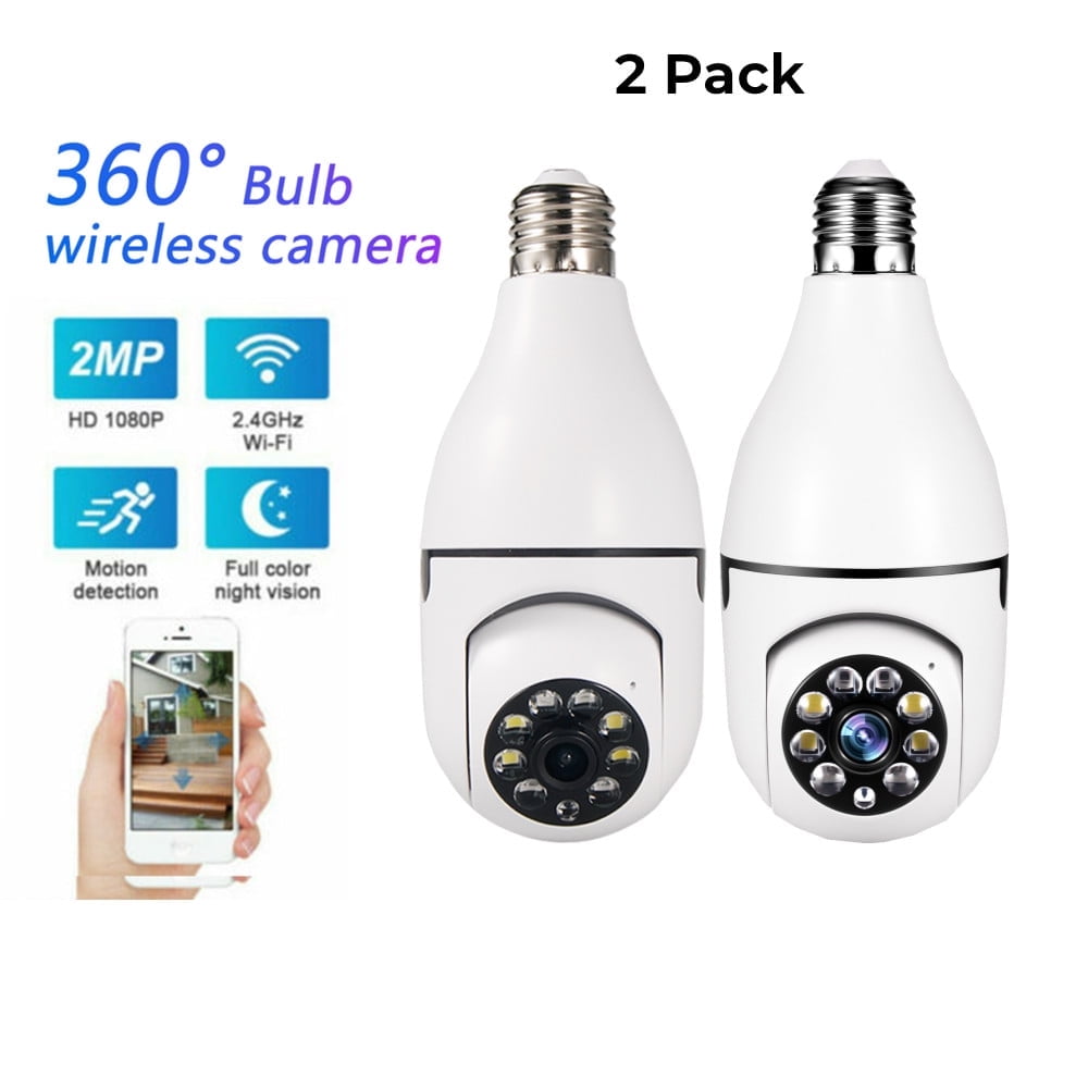 JahyShow Light Bulb Security System, WiFi Indoor Video Cam, Dome ...