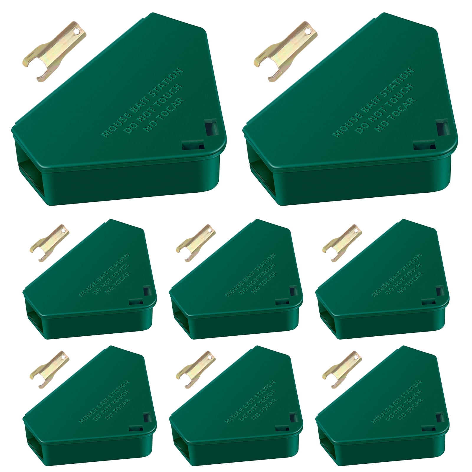 JahyShow 8Pcs Mouse Bait Station, Child & Pet Safe Reusable Trap with ...