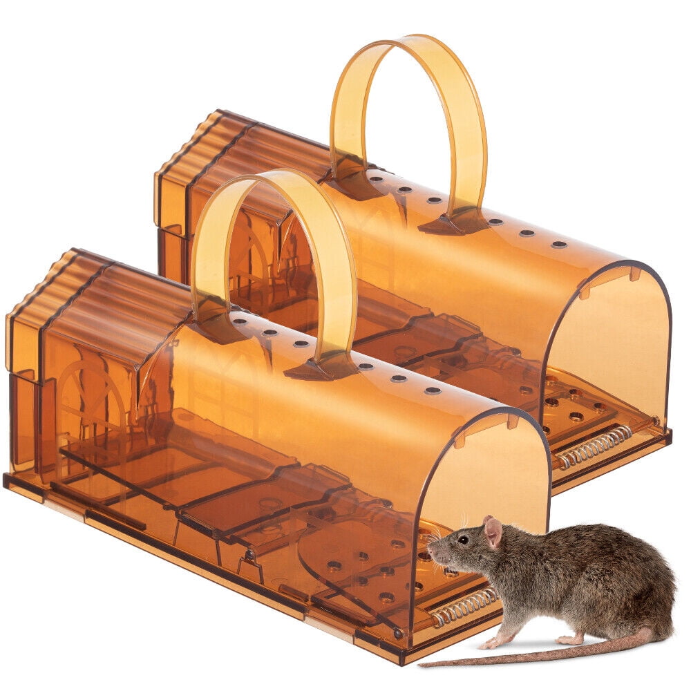 JahyShow Large Size Humane Mouse Trap Set -Includes 2 Upgraded ABS ...