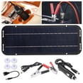 JahyShow Portable 30W Solar Panel, 12V Trickle Charger Battery Charger ...