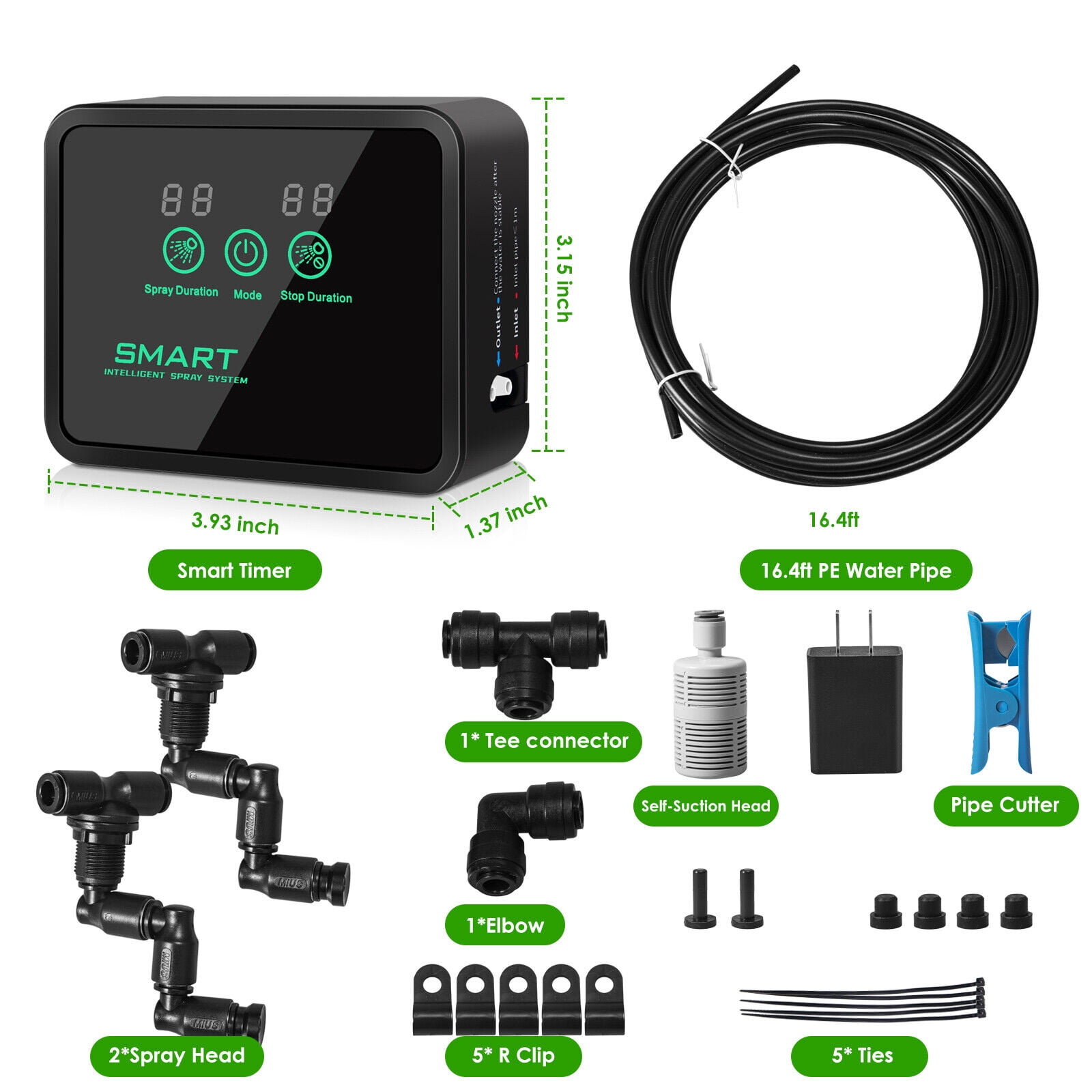 JahyShow Smart Reptile Humidifiers - Automatic Misting System with ...