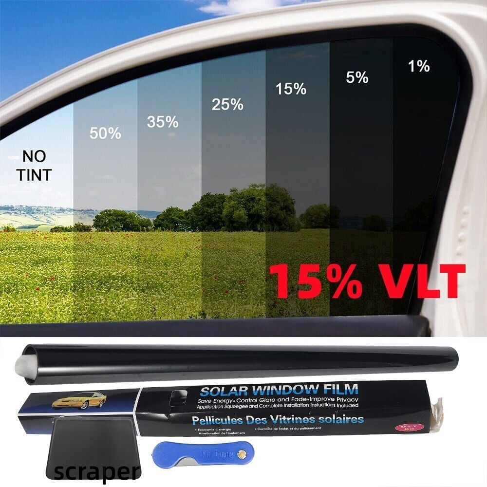 JahyShow Uncut Window Roll Tint Film 15% VLT In FT Feet Car Office ...