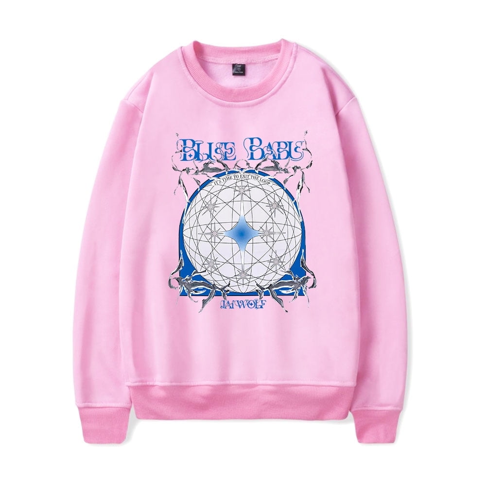 Jai Wolf Merch Blue Babu Era Crewncek Sweatshirt Merch Casual ...