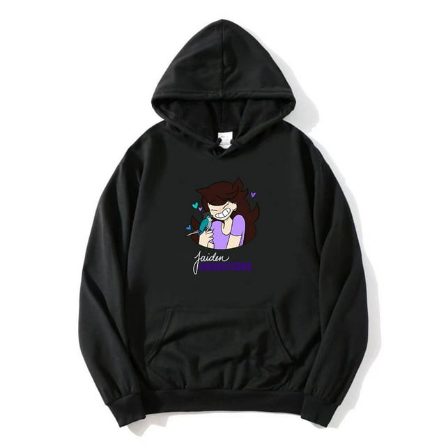 Jaiden Animations Merch Hoodie Pockets Drawstring Unisex Hooded ...