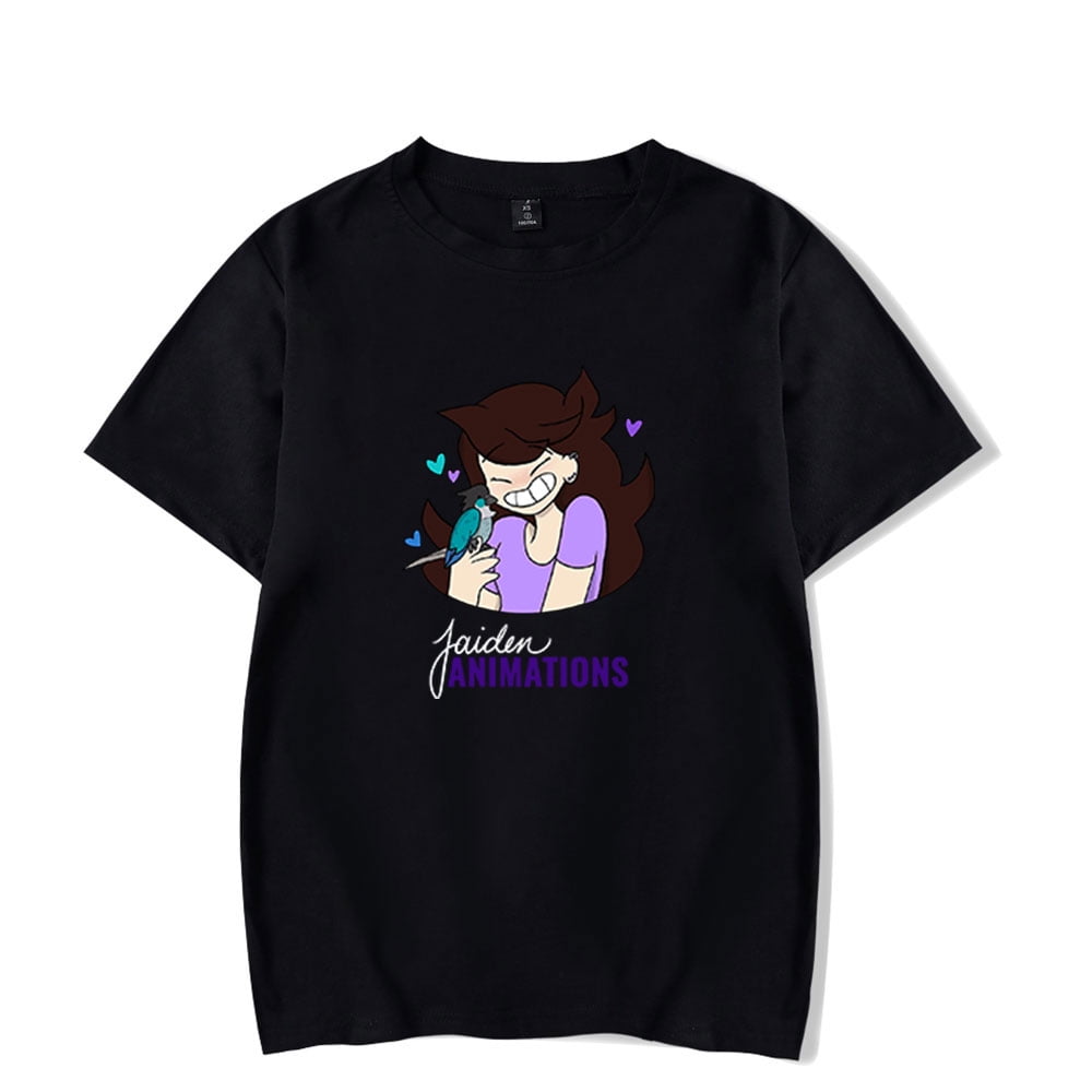 Jaiden Animations Merch Short Sleeve T-shirt Unisex Fashion Crew Neck ...