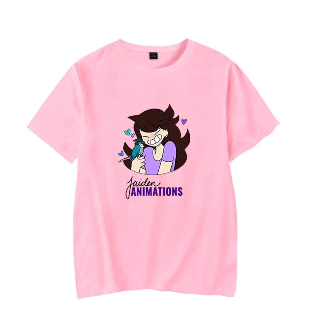 Jaiden Animations Merch Short Sleeve T-shirt Unisex Fashion Crew Neck ...