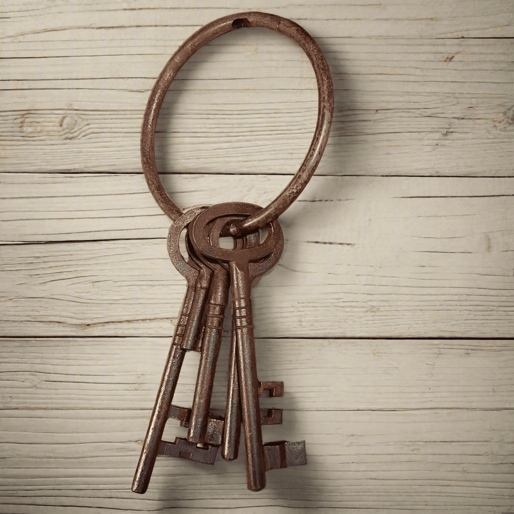 Jailhouse Keys Cast Iron With Antique Finish (3" - 6" Long) - Walmart.com