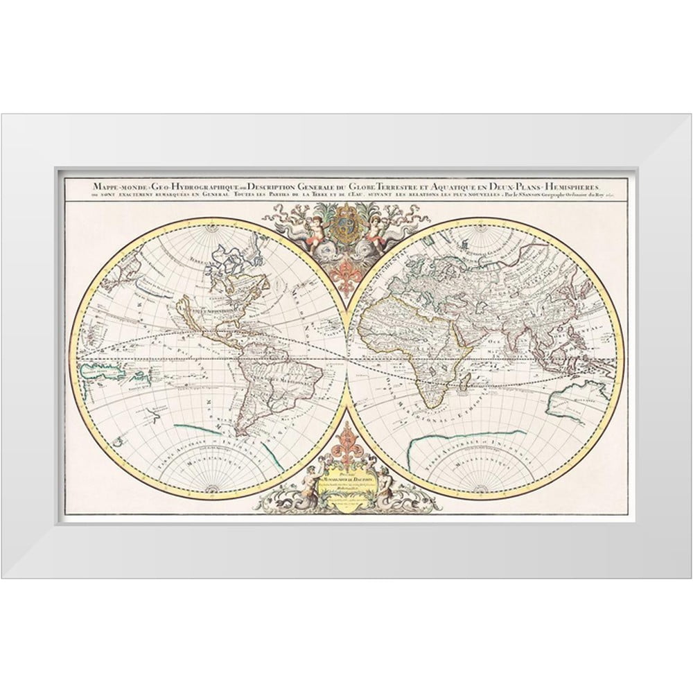 Jaillot, Alexis Hubert 14x10 White Modern Wood Framed Museum Art Print ...