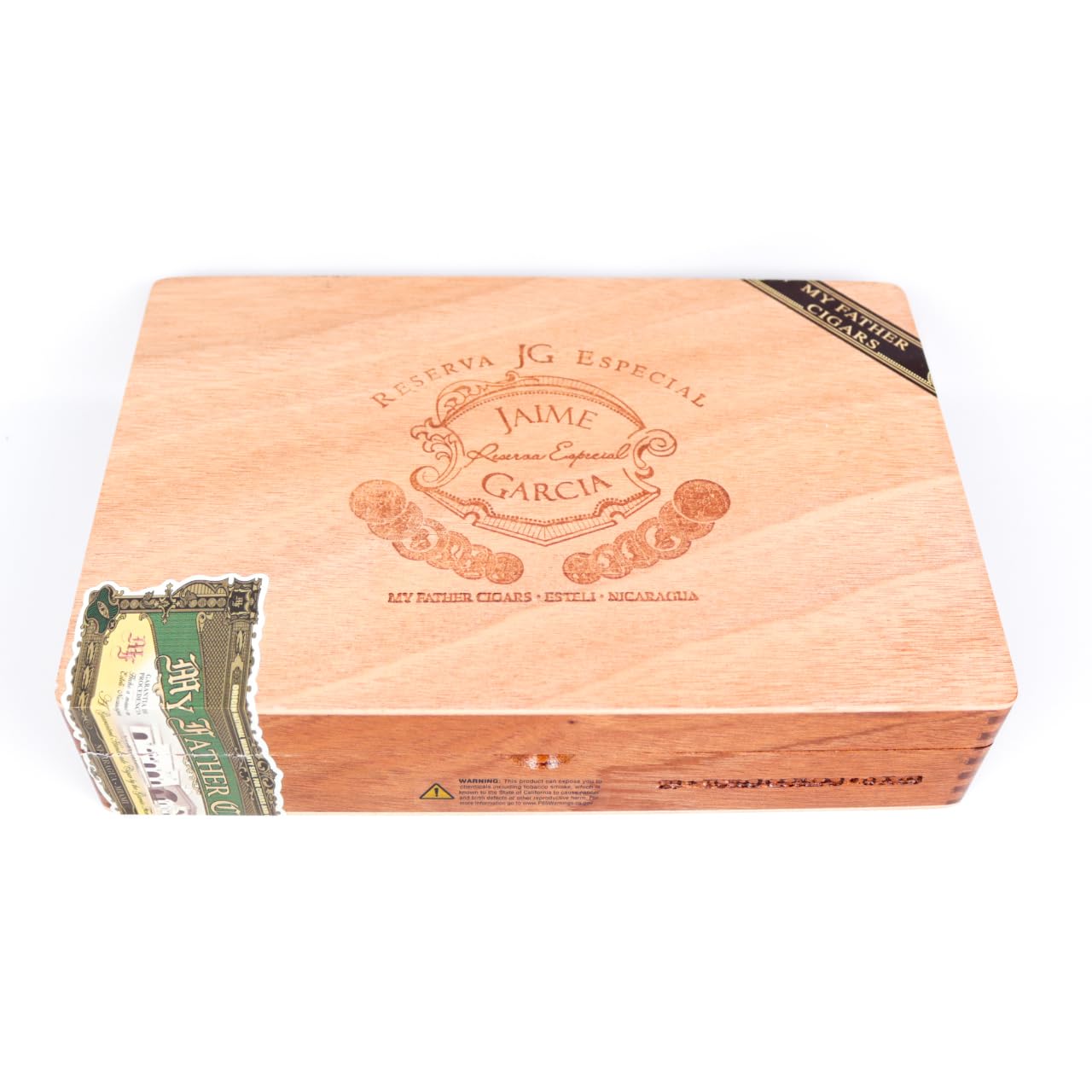 Jaime Garcia Toro Gordo Reserva Especial Empty Wood Cigar Box 10.25