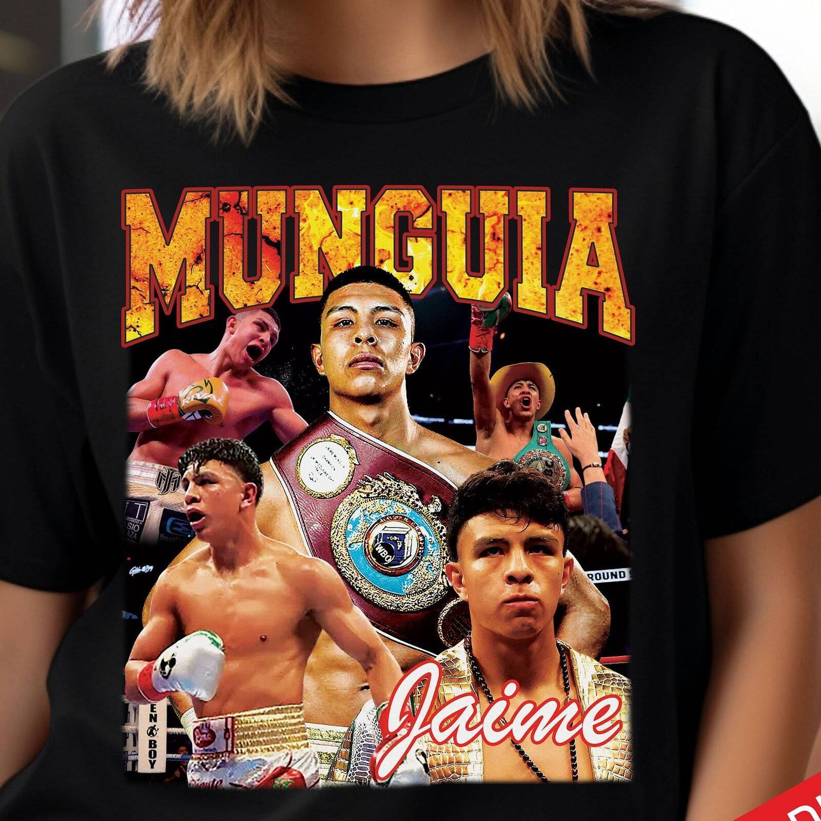 Jaime Munguia Boxing Tshirt Design, PNG Digital Download, Vintage 90s ...