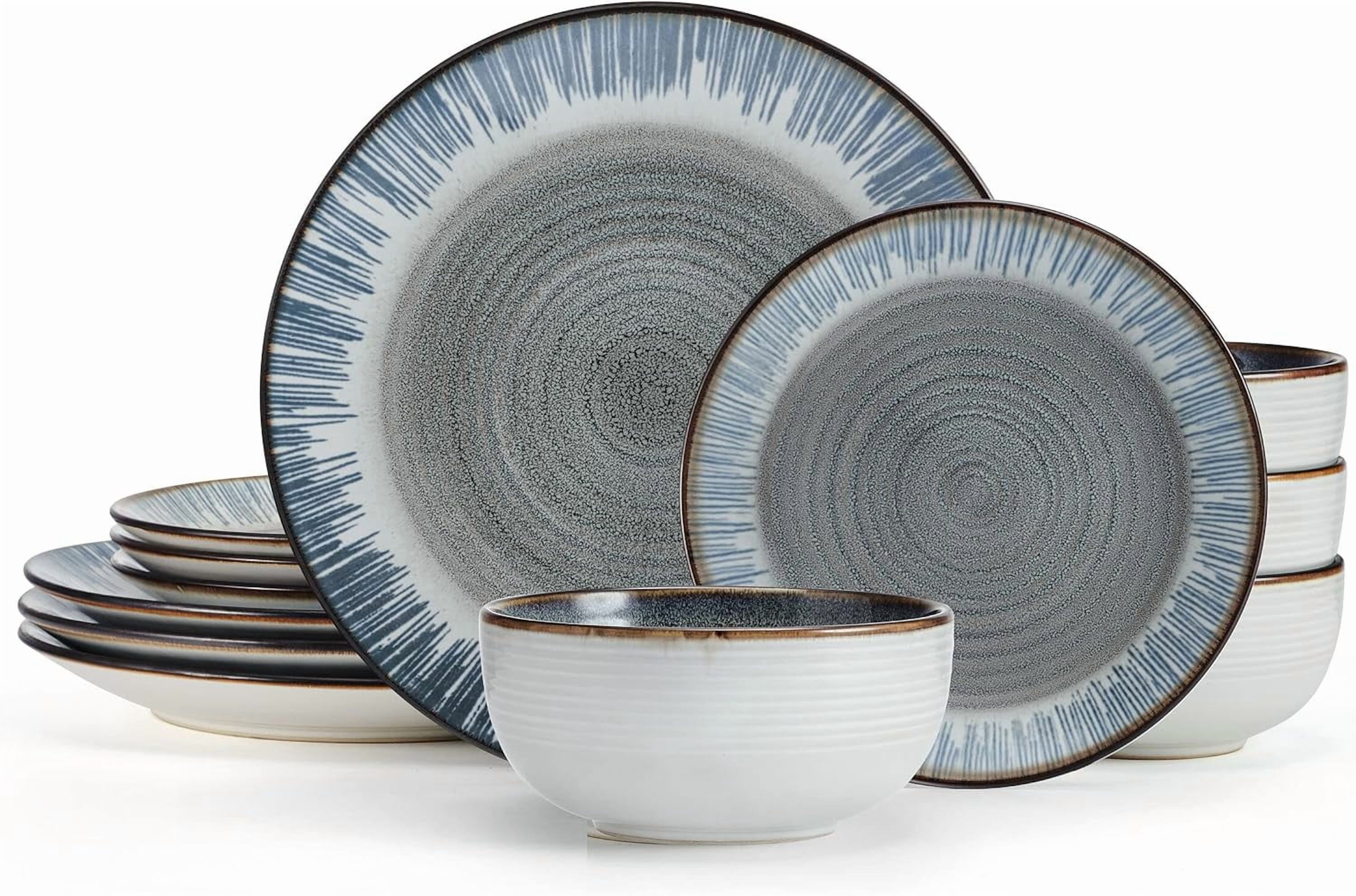 Jaimie 12 Piece Dinnerware Set, Service for 4 - Walmart.com