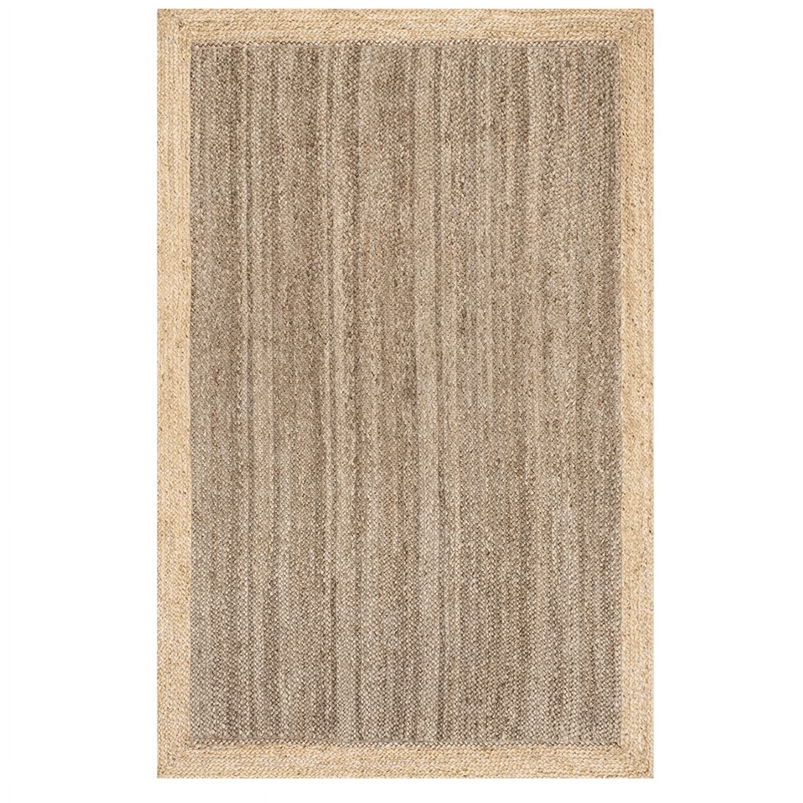 Jaipur Art And Craft Beige Rectangle Reversible Braided Jute Area Rug ...