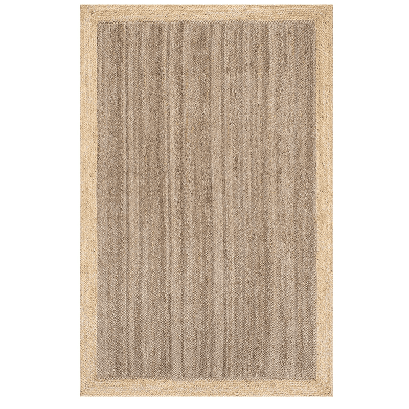 Jaipur Art And Craft Beige Rectangle Reversible Braided Jute Area Rug ...