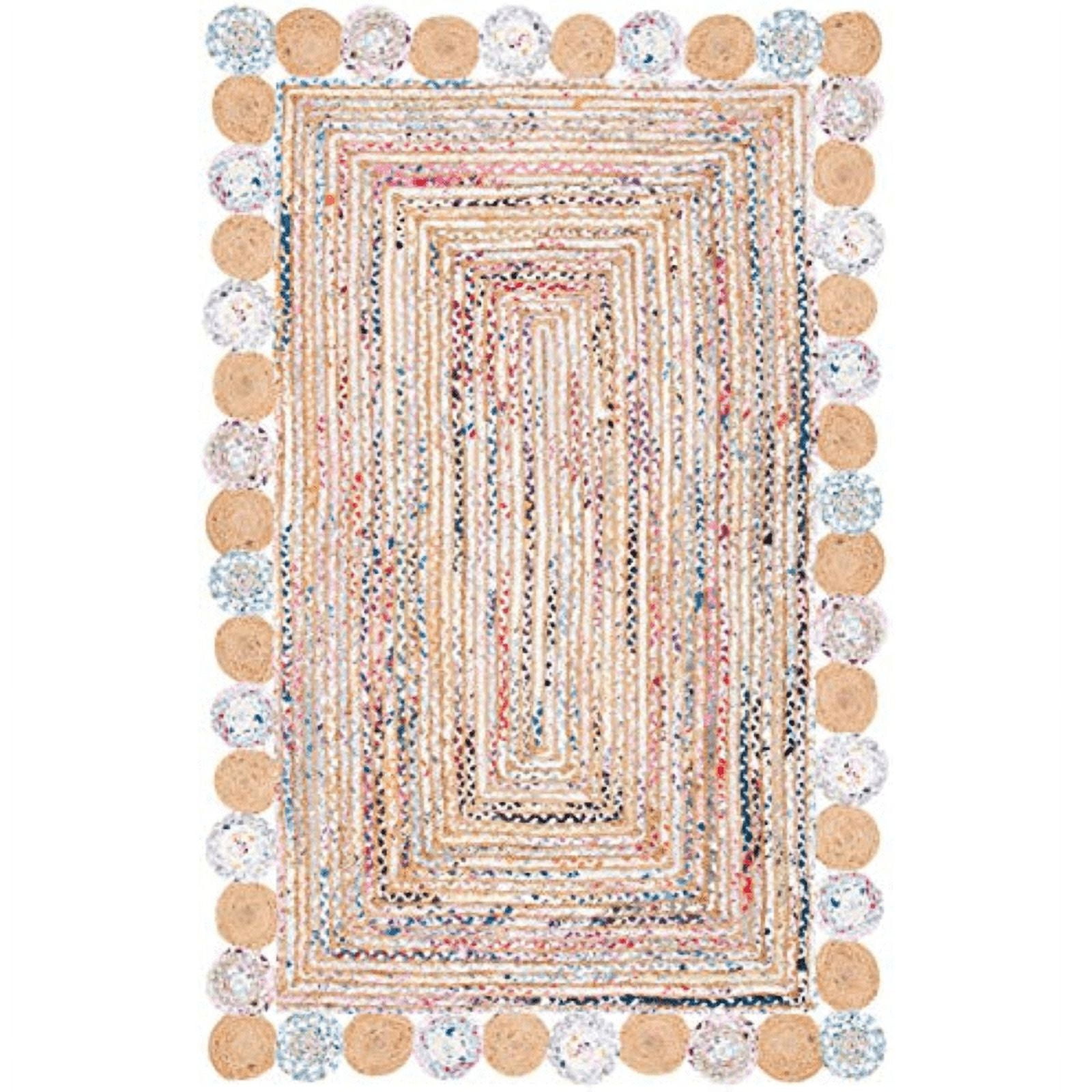 Jaipur Art And Craft Hand Braided Bohemian Multi Color Jute Cotton ...