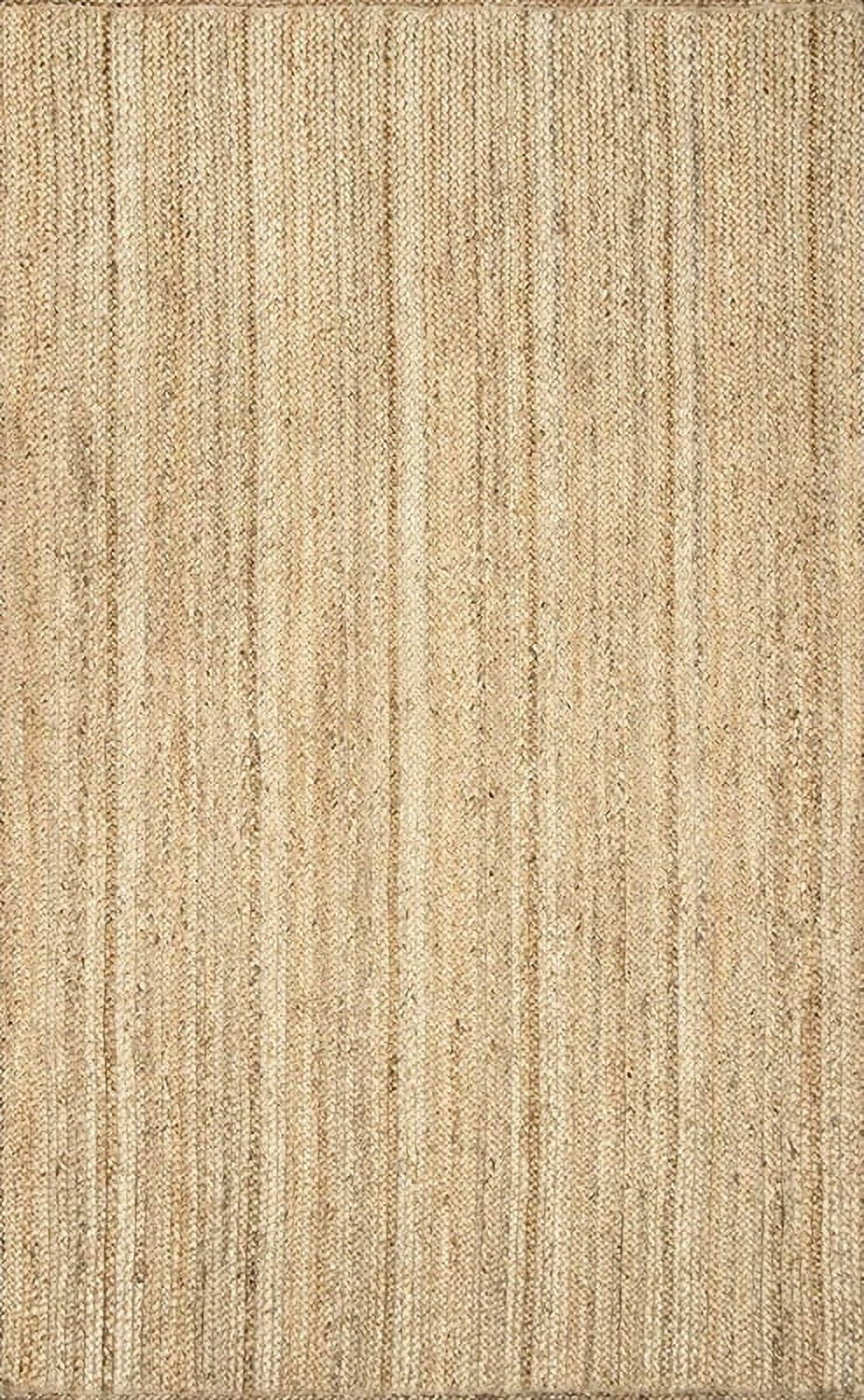 Jaipur Art And Craft Natural Fiber Jute Rug Simple Handmade 6x6 Square ...