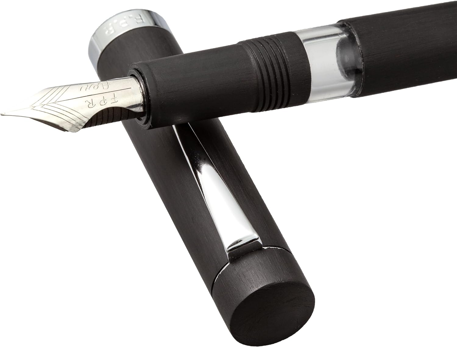 Jaipur V2 Piston Filled Refillable Fountain Pen - Black Ultra Flex ...