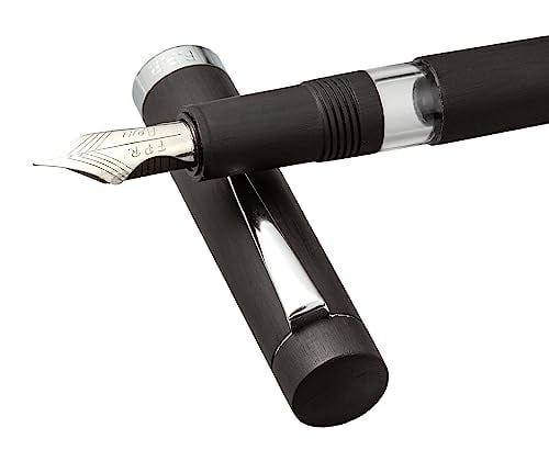 Jaipur V2 Piston Filled Refillable Fountain Pen - Black Ultra Flex ...