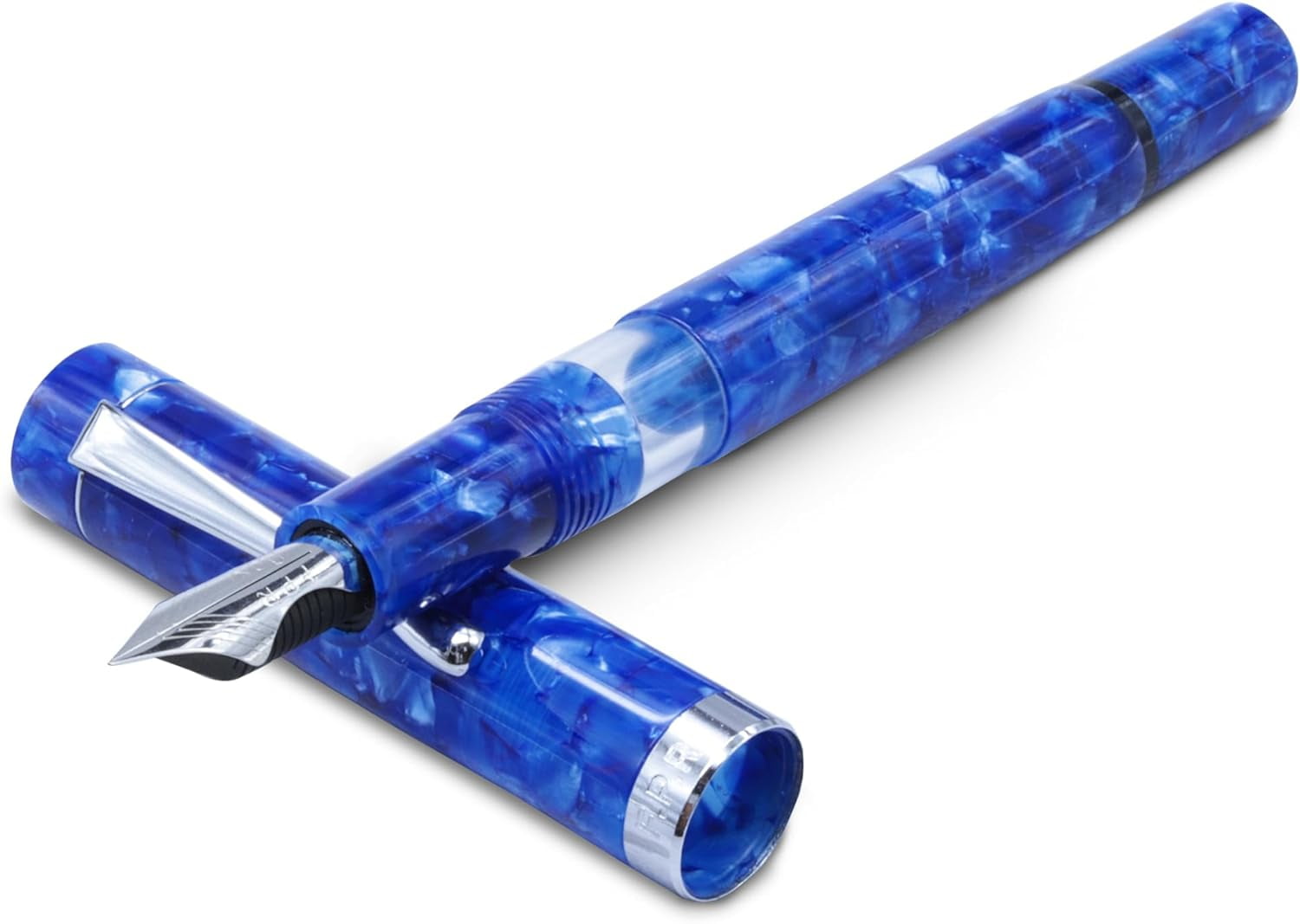 Jaipur V2 Piston Filled Refillable Fountain Pen - Blue Ultra Flex ...