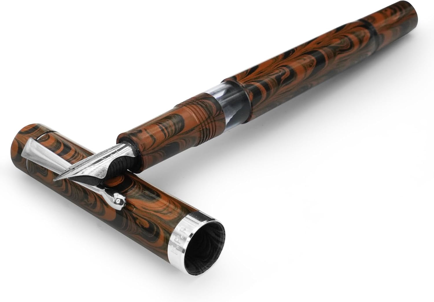 Jaipur V2 Piston Filled Refillable Fountain Pen - Brown Ultra Flex ...