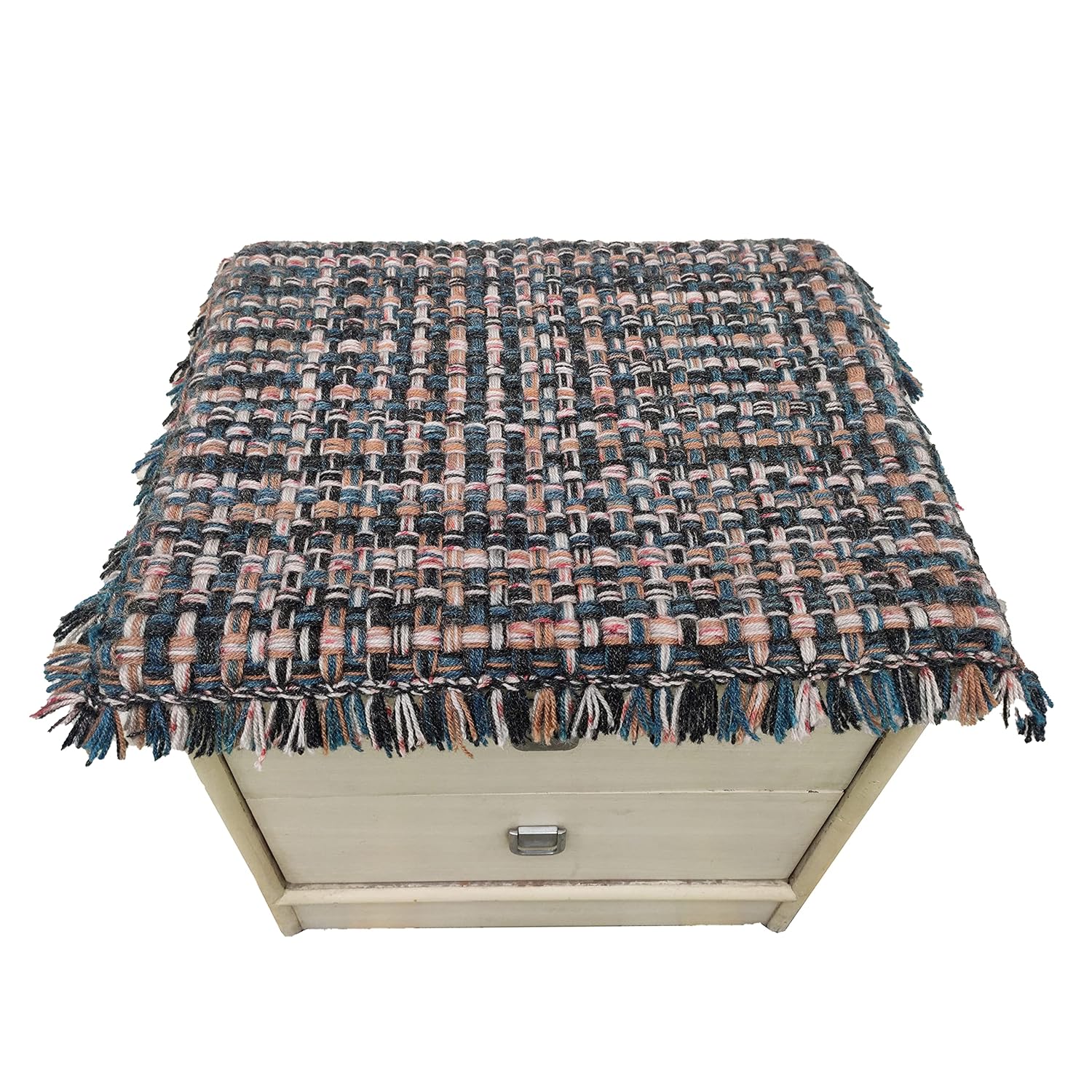 Jaipur Woollen Handicraft Handmade Bedside Soft Wool Table Cover ...