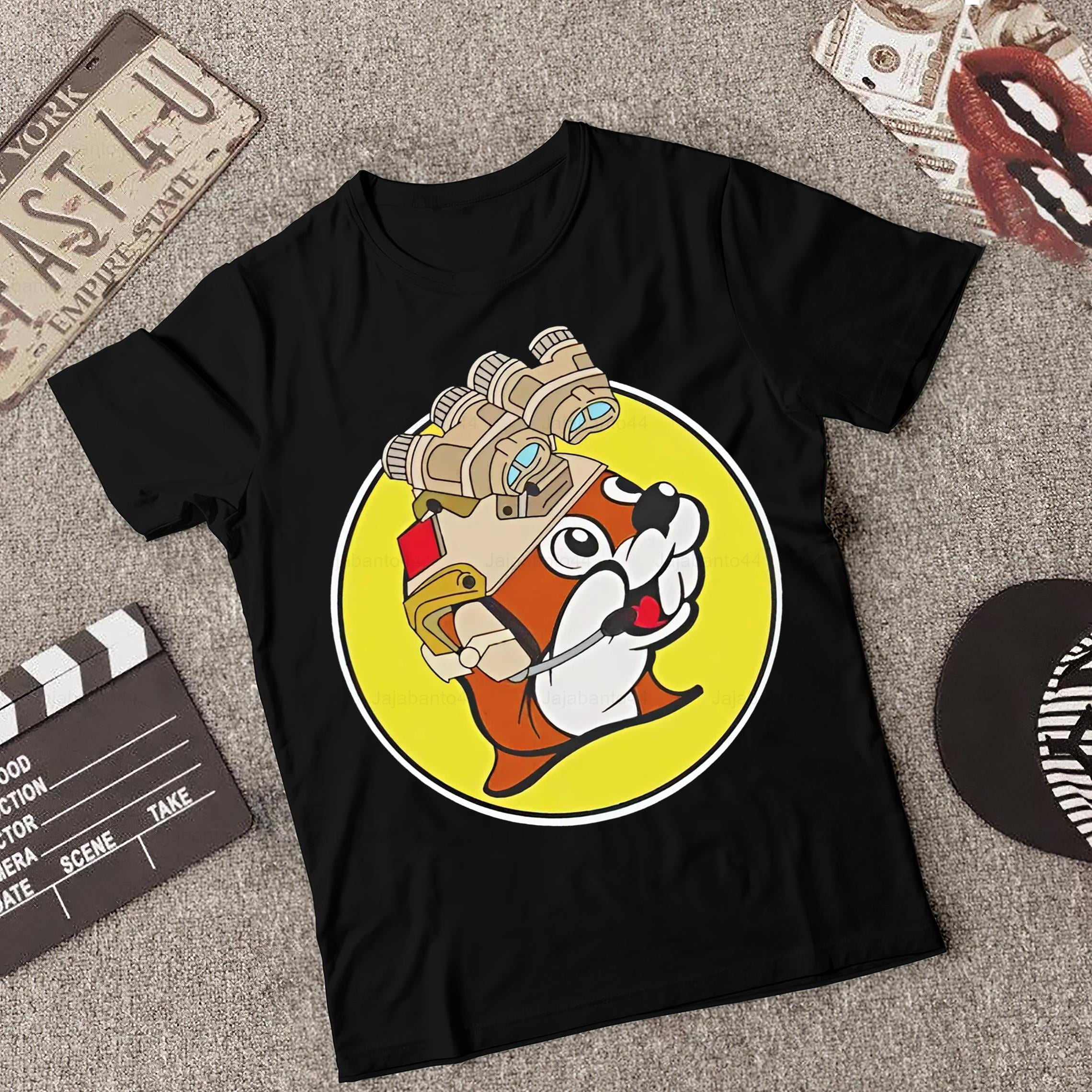 Jajabanto44 Jerry Curlderinoooos Tactical Buc-ee’s T-Shirt Fun Graphic ...