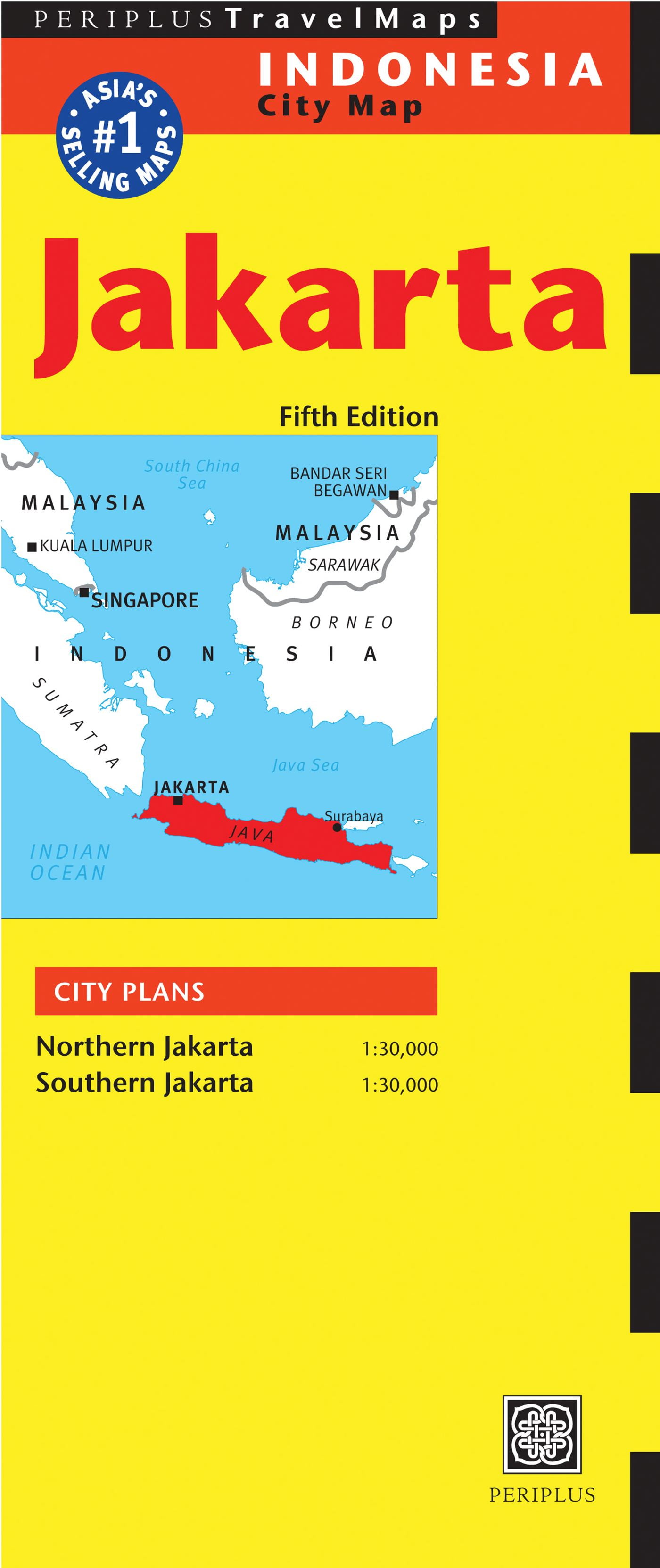 Jakarta Travel Map Fifth Edition (Sheet map, folded) - Walmart.com