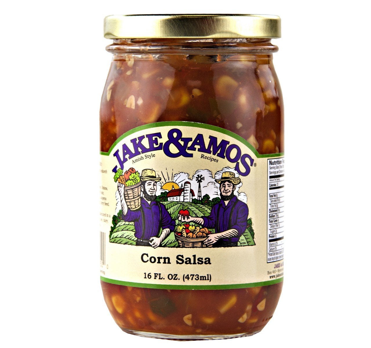 Jake & Amos Corn Salsa, 16 Oz. Jar - Walmart.com