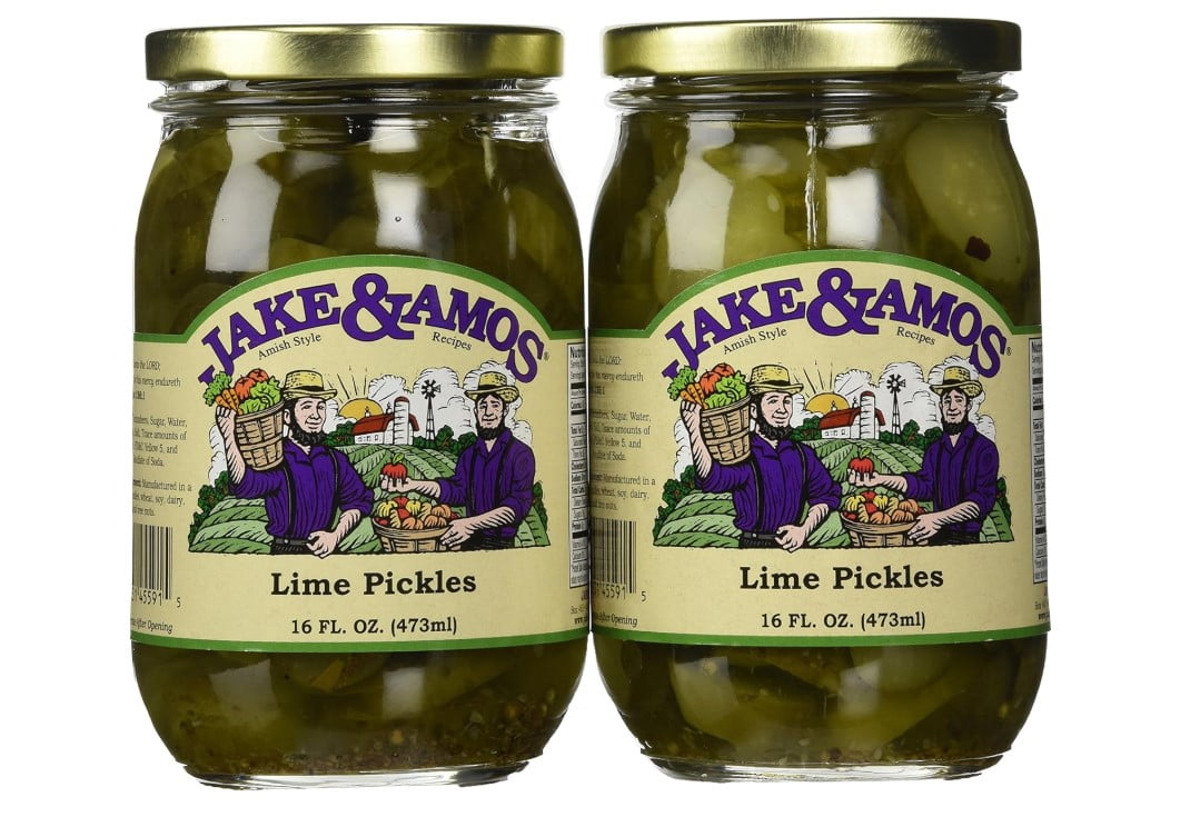 Jake & Amos - Lime Pickles, 16 Oz. Jars - Pack Of 2 - Walmart.com