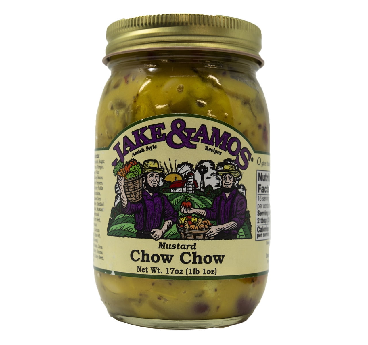 Jake & Amos Mustard Chow Chow, 3-Pack 17 oz. Jars - Walmart.com