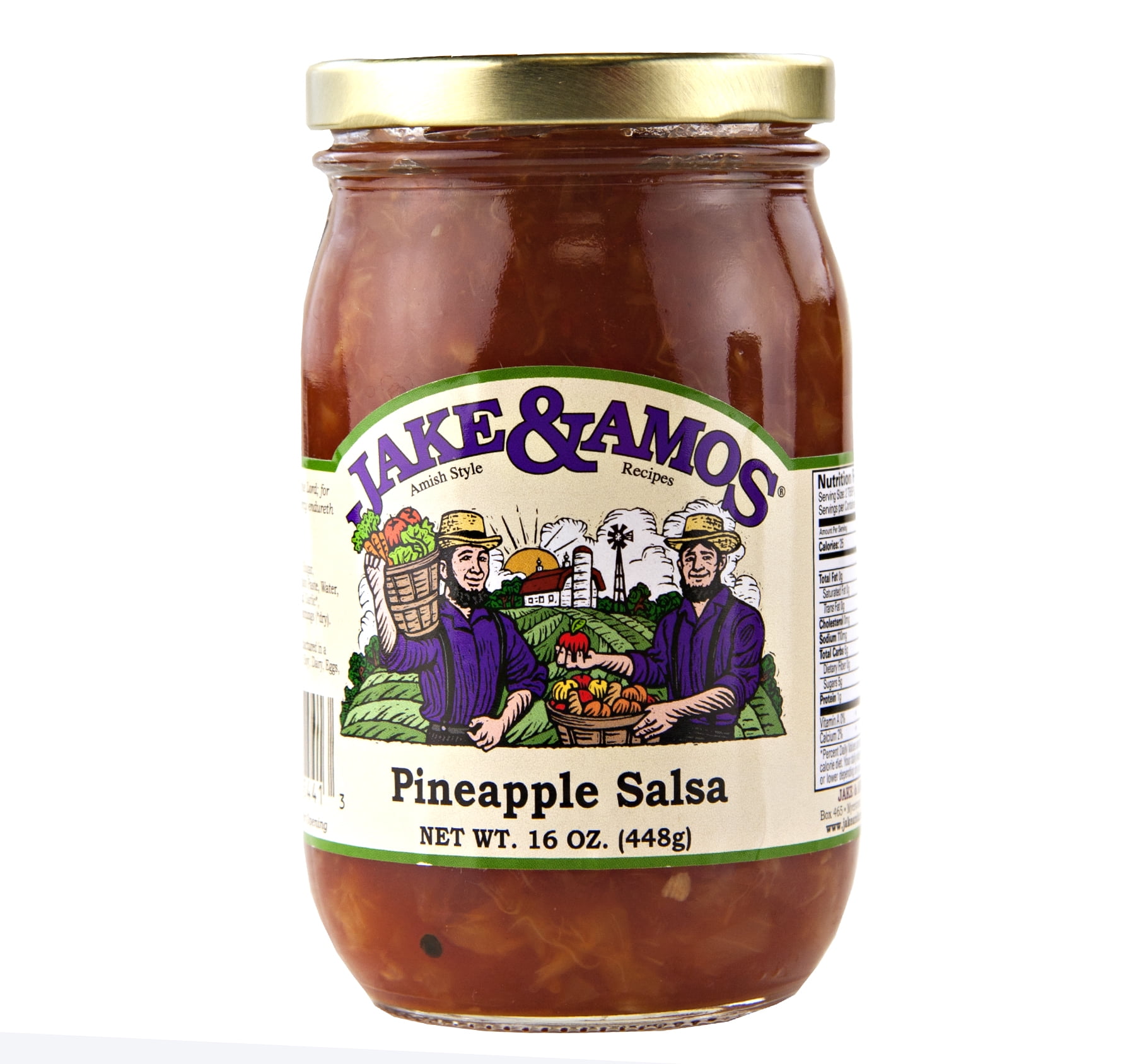 Jake & Amos Pineapple Salsa, 3-Pack 16 oz. Jars - Walmart.com