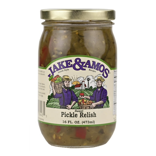 Jake & Amos Sweet Pickle Relish 16 oz. Jar (2 Jars) - Walmart.com