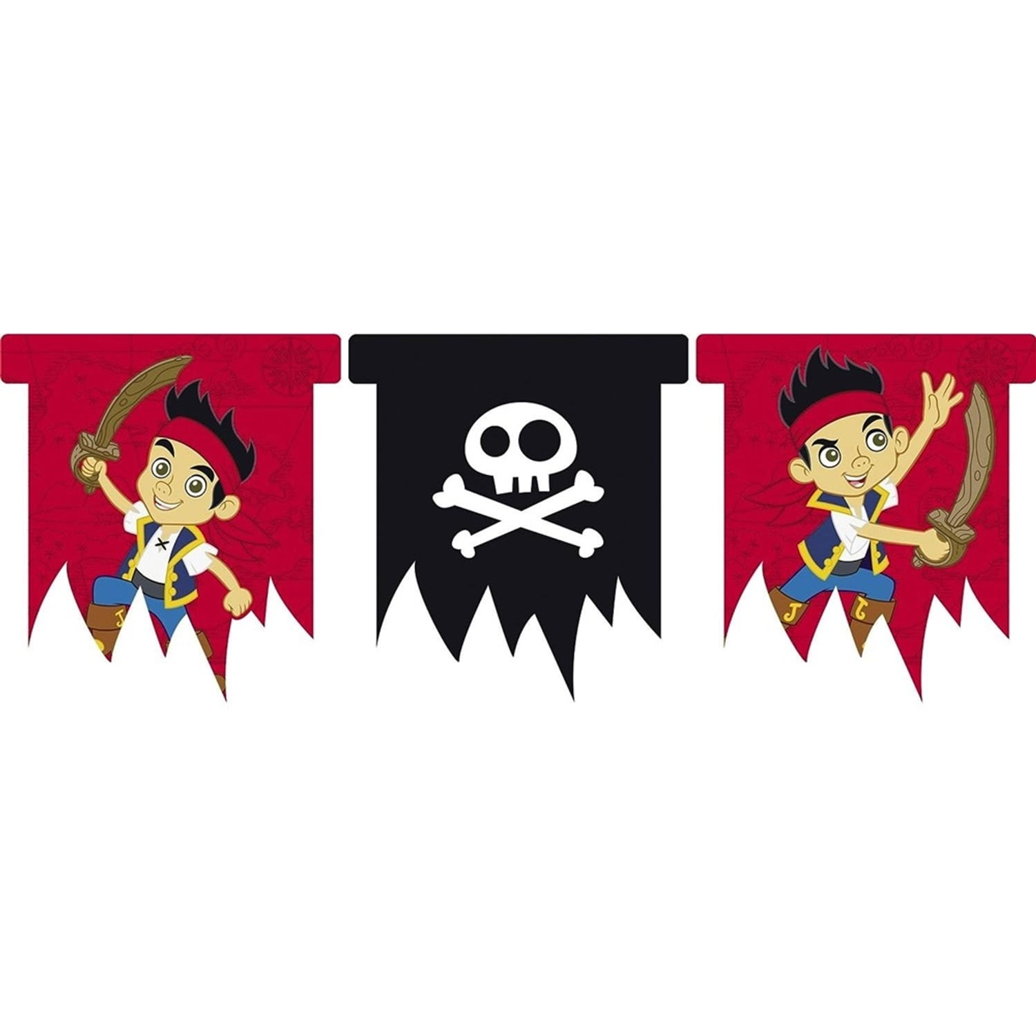 Jake And The Never Land Pirates Flags Bunting - Walmart.com