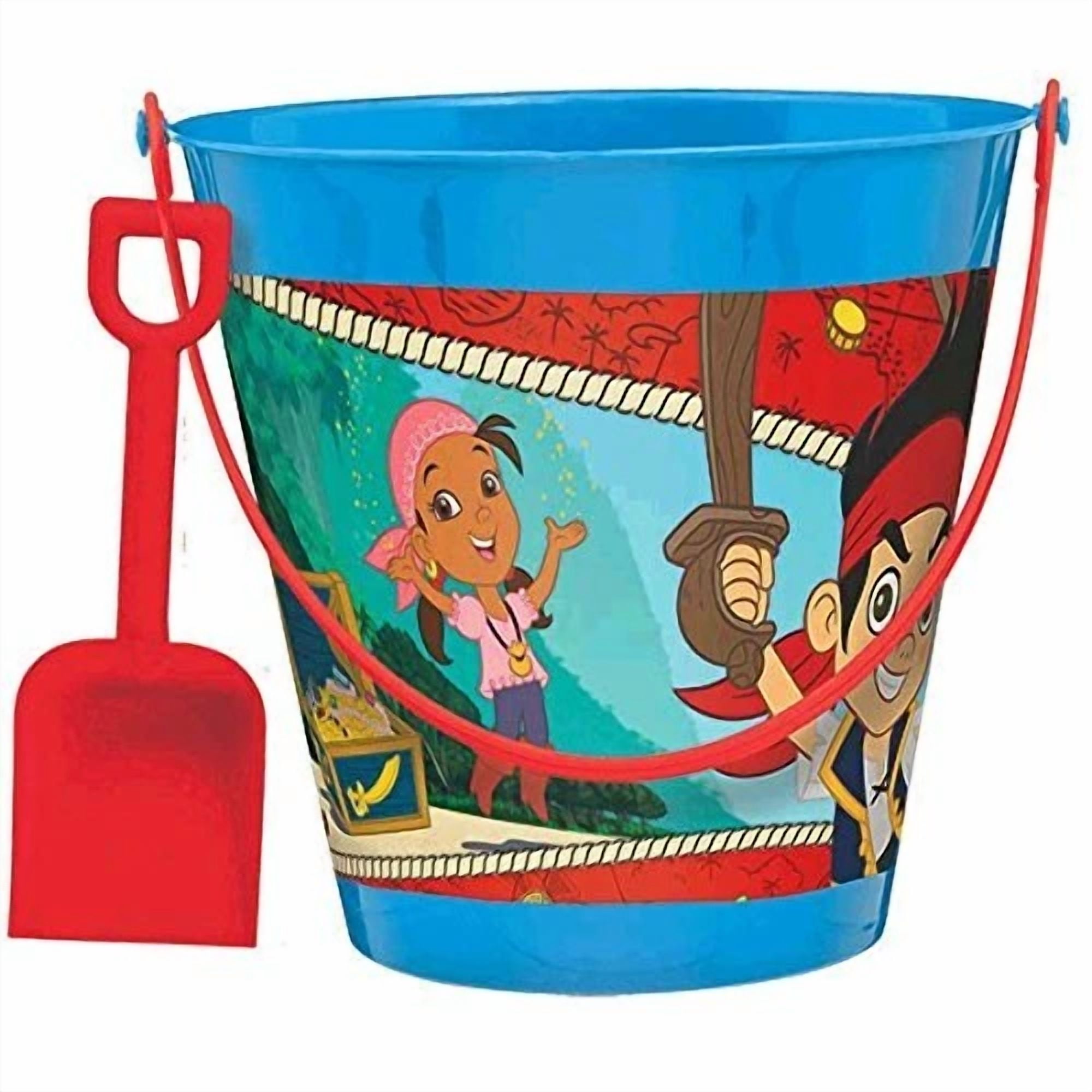 Jake And The Never Land Pirates Kids Birthday Party Favor Bucket Pail ...