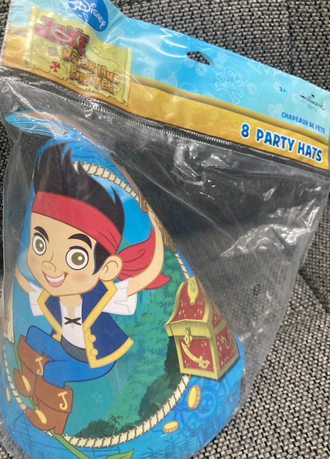 Jake And The Never Land Pirates Kids Birthday Party Favor Paper Cone ...