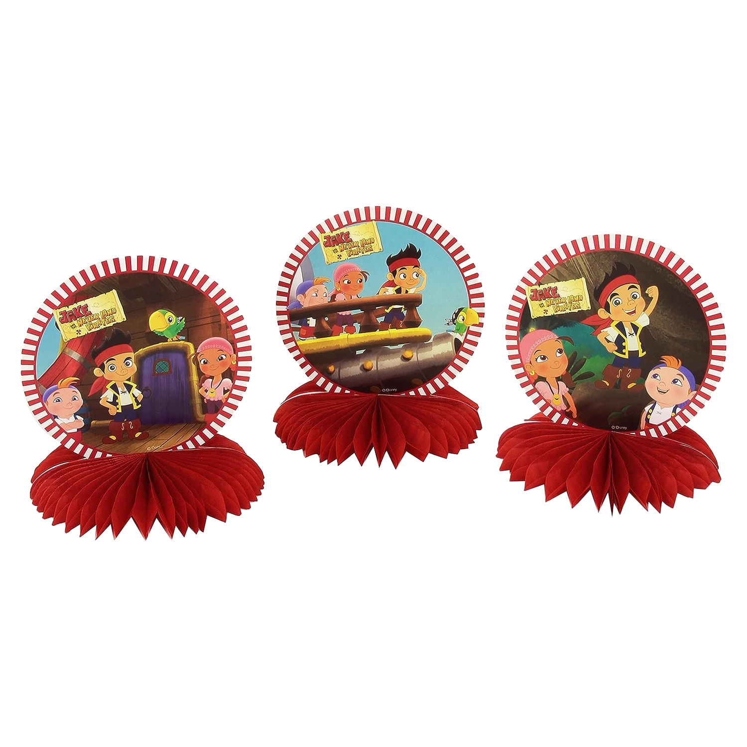 Jake And The Never Land Pirates Mini Jake Party Centerpiece (Pack of 3 ...