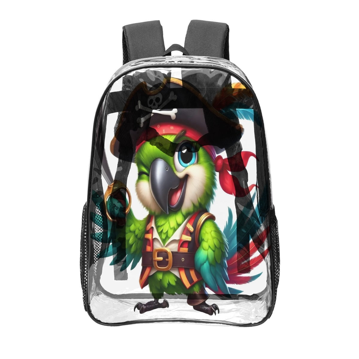 Jake And The Never Land Pirates Pattern Transparent Backpack ...