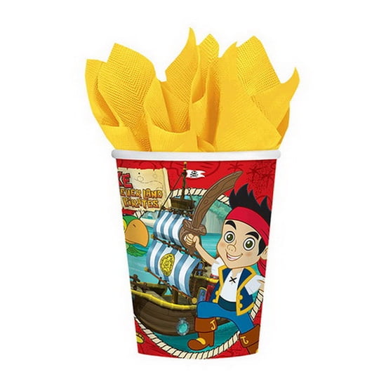 Jake And the Never Land Pirates Cups (8-pack) - Party Supplies ...
