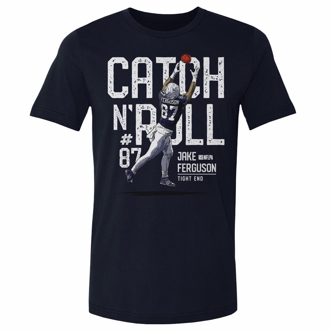 Jake Ferguson Dallas Catch N' Roll WHT Vintage T-shirt, Sport shirt ...