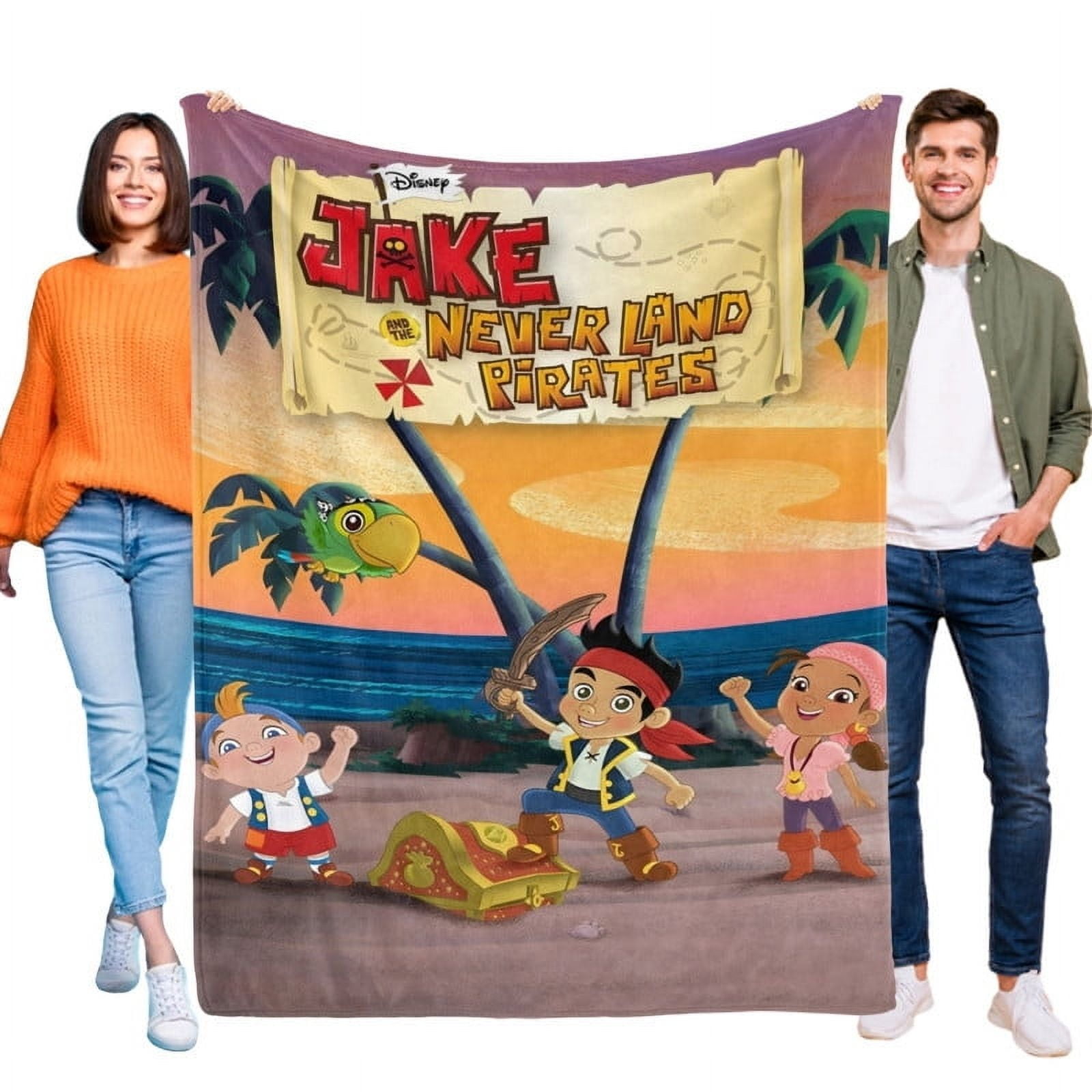 Jake and the Never Land Pirates Cartoon Blanket Soft Throw Blanket ...