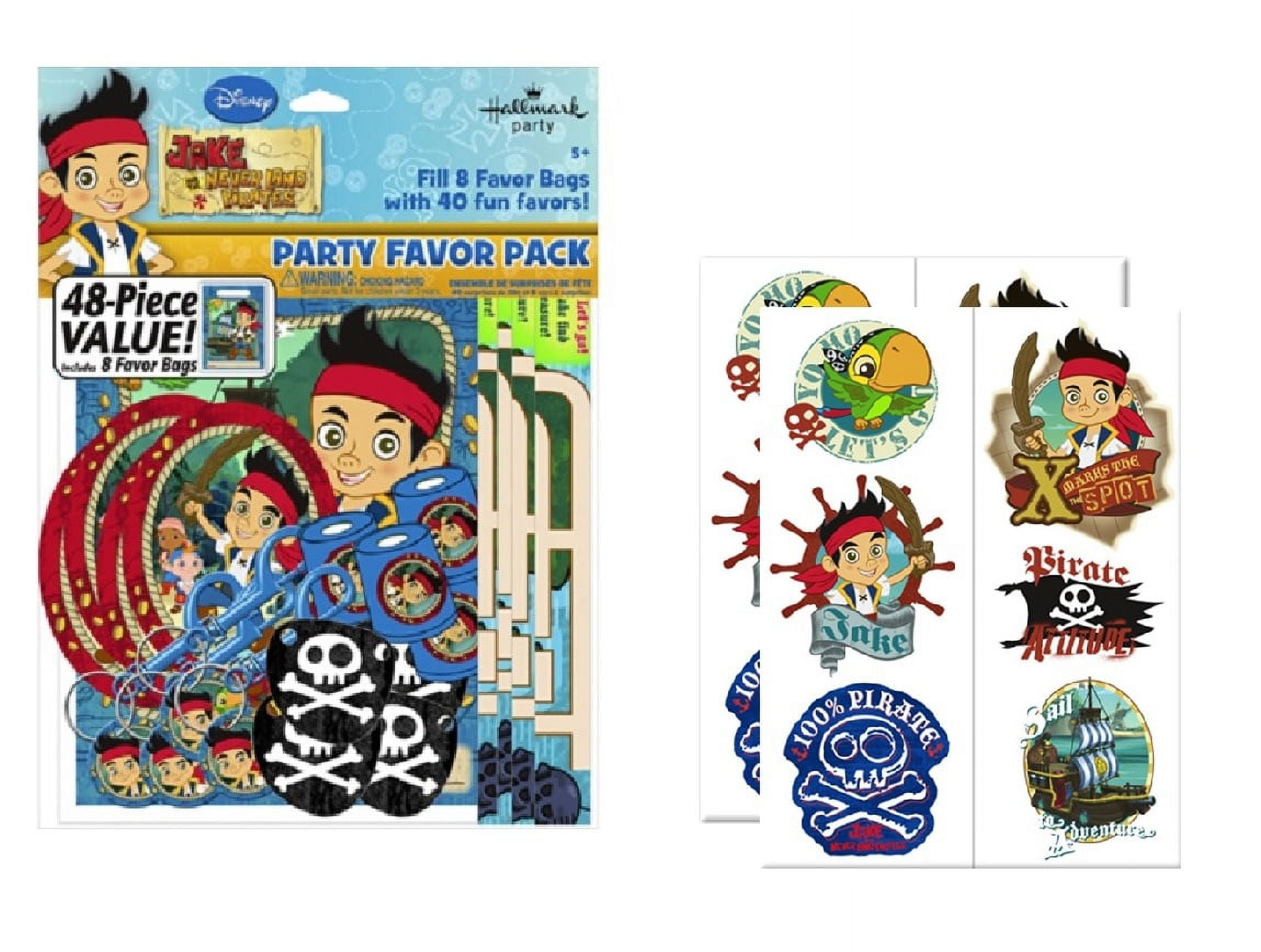 Jake and the Neverland Pirates Birthday Party Supplies Bundle includes ...