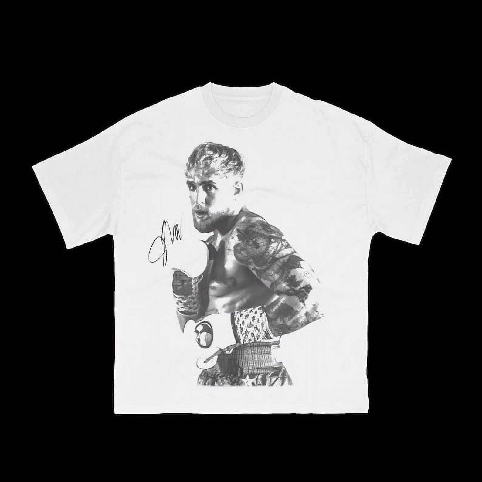 Jake Paul Autograph Shirt, Mike Tyson vs Jake Paul, Boxing Fan, Paul Vs ...