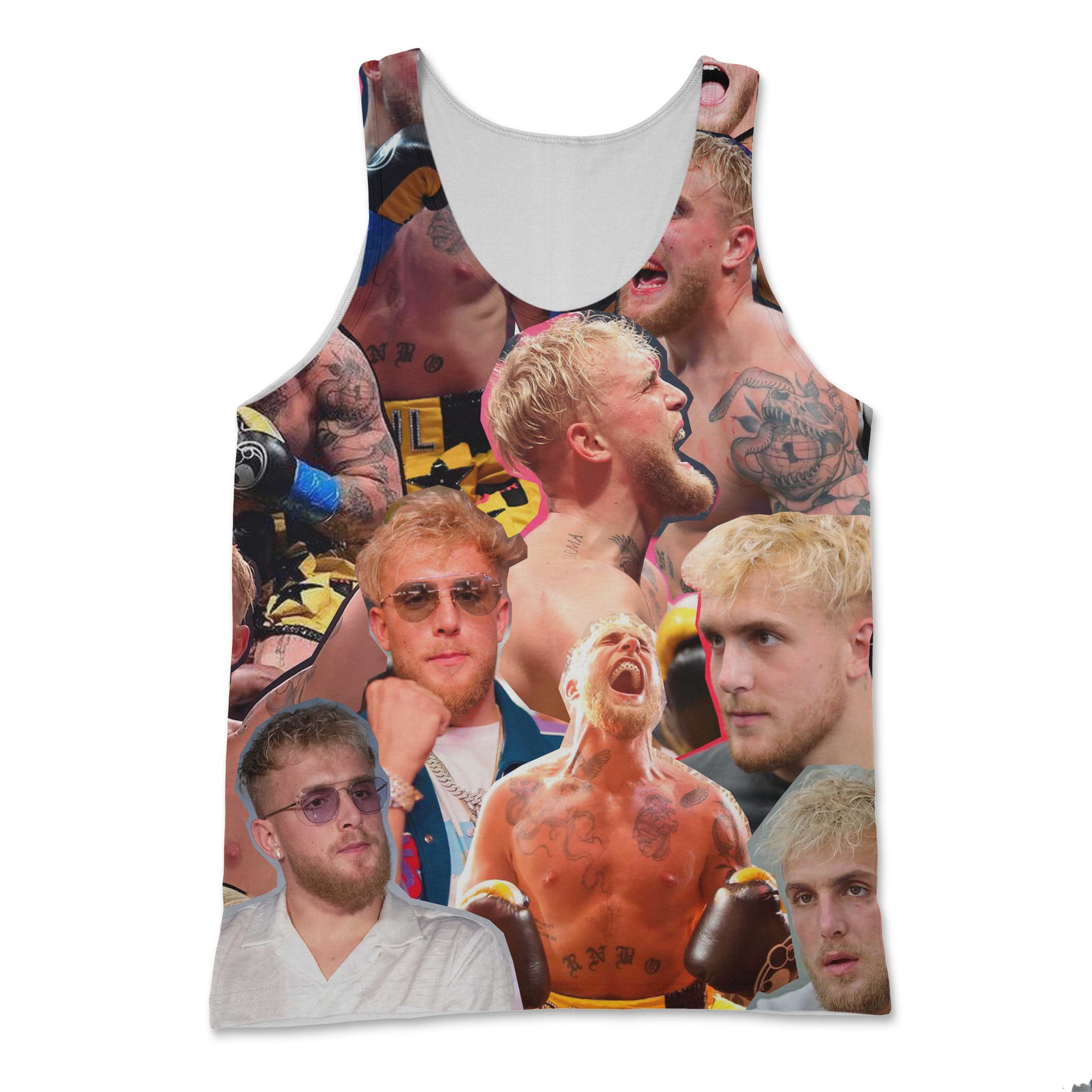 Jake Paul Photo Collage Tank Top - Walmart.com