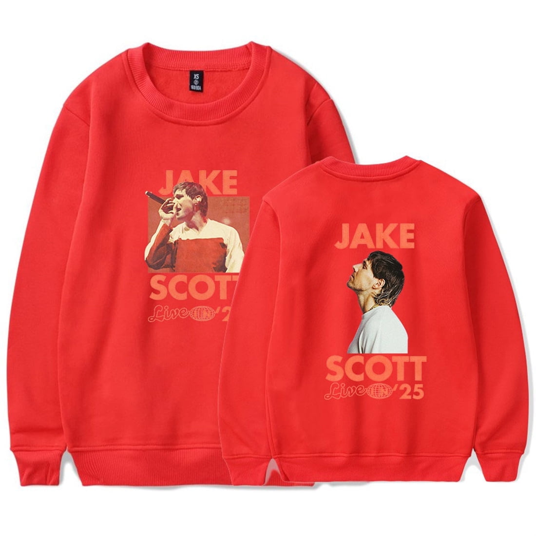 Jake Scott 2025 On Tour - Vintage 90s - Inspired Crewneck Long Sleeve ...