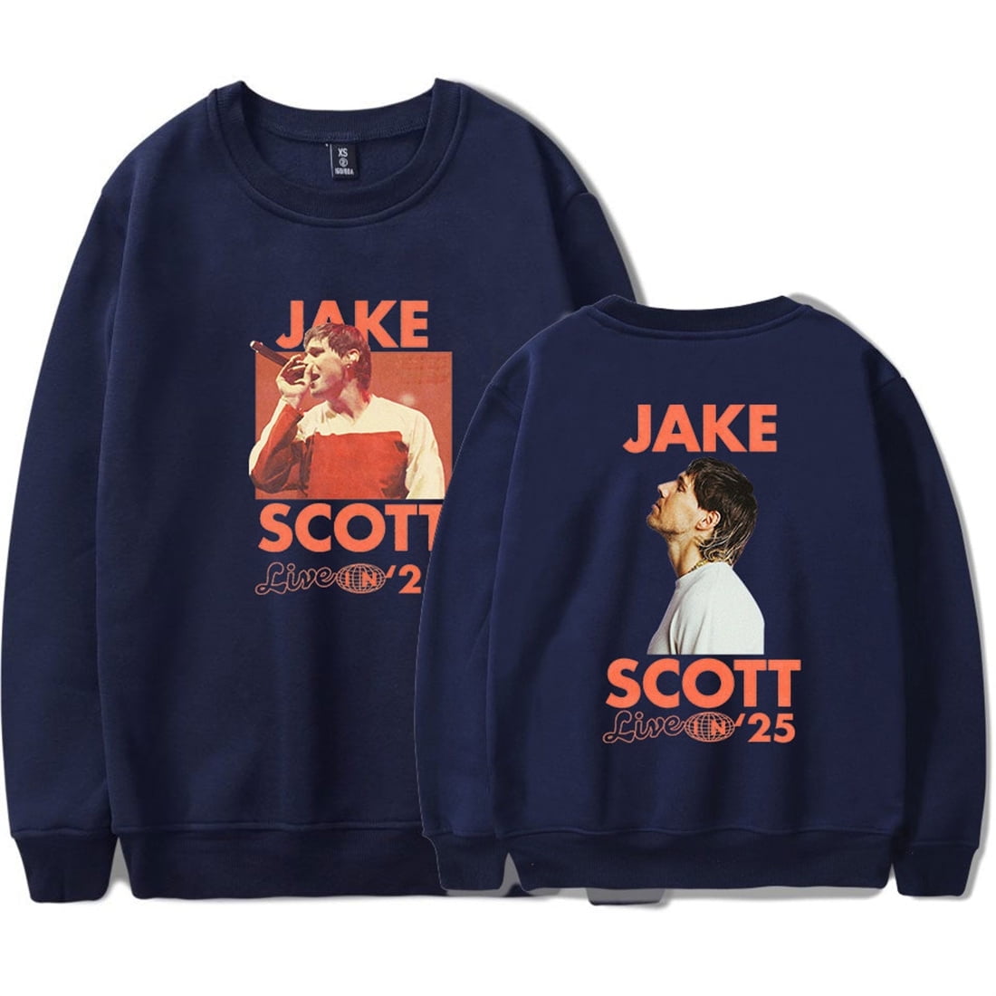 Jake Scott 2025 On Tour - Vintage 90s - Inspired Crewneck Long Sleeve ...
