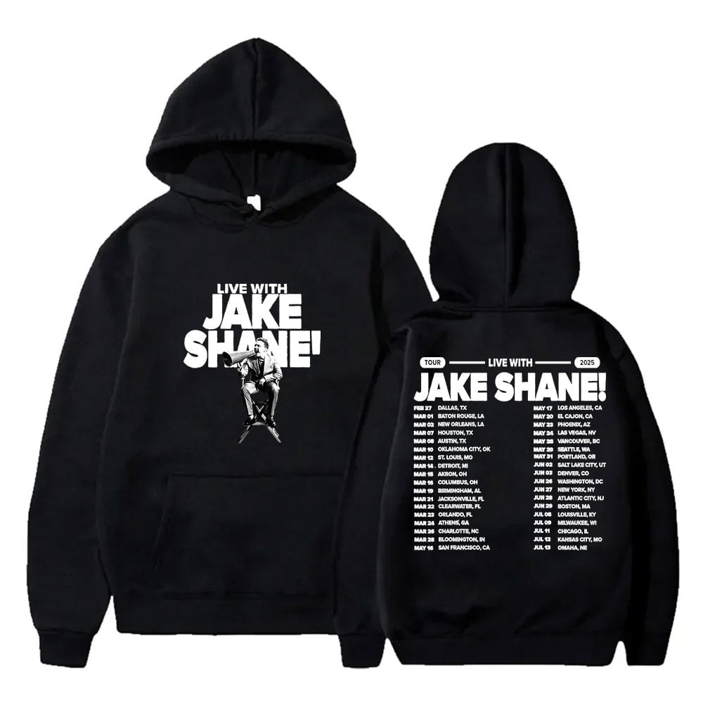 Jake Shane 2025 Tour Merch Hoodie unisex role-playing fashion hip-hop ...