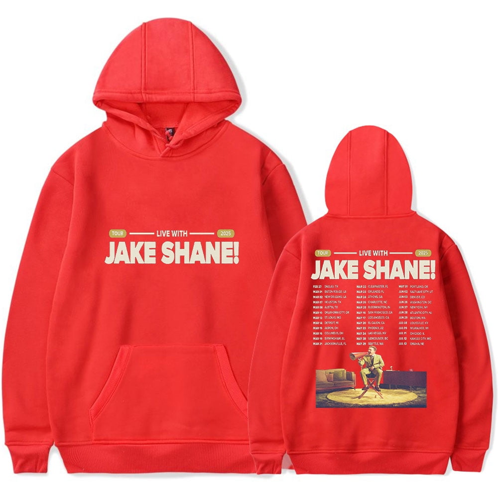 Jake Shane Tour 2025 Hoodies Long Sleeve Streetwear Cosplay Women Men ...