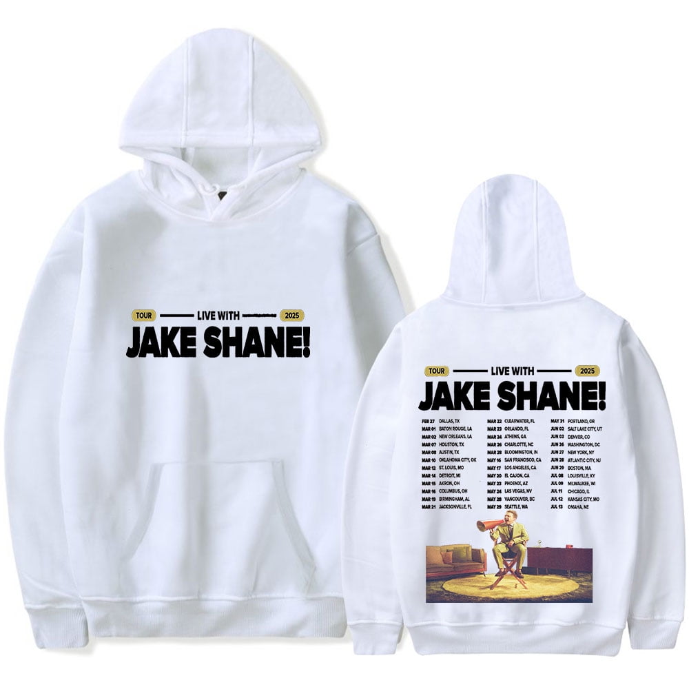 Jake Shane Tour 2025 Hoodies Long Sleeve Streetwear Cosplay Women Men ...