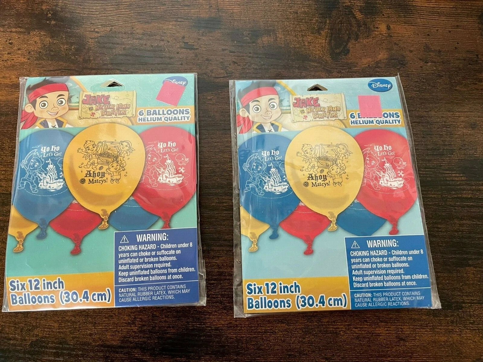 Jake & The Never Land Pirates Latex Balloons 12Ct. Birthday Party ...